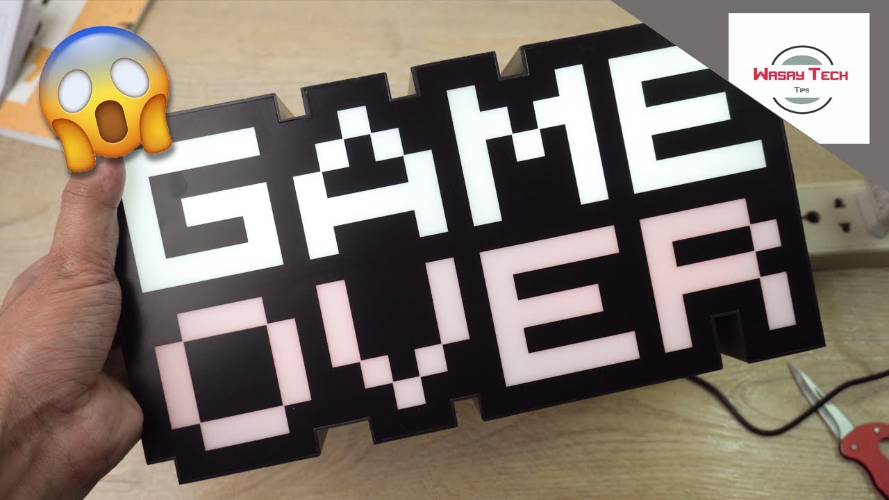 Game Over Light Unboxing | Best Background light for Streamers 🔥🔥🔥 ...