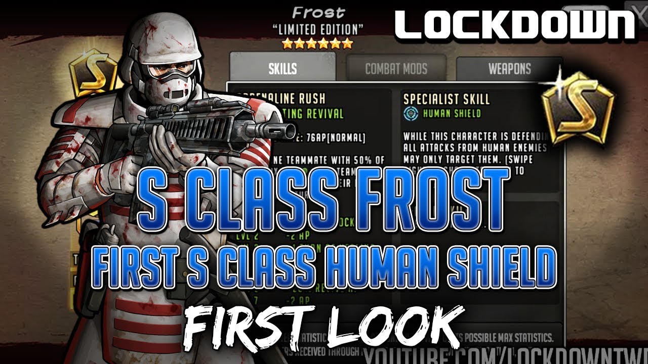 TWD RTS: S Class Frost, S Class Human Shield! First Look - The Walking ...