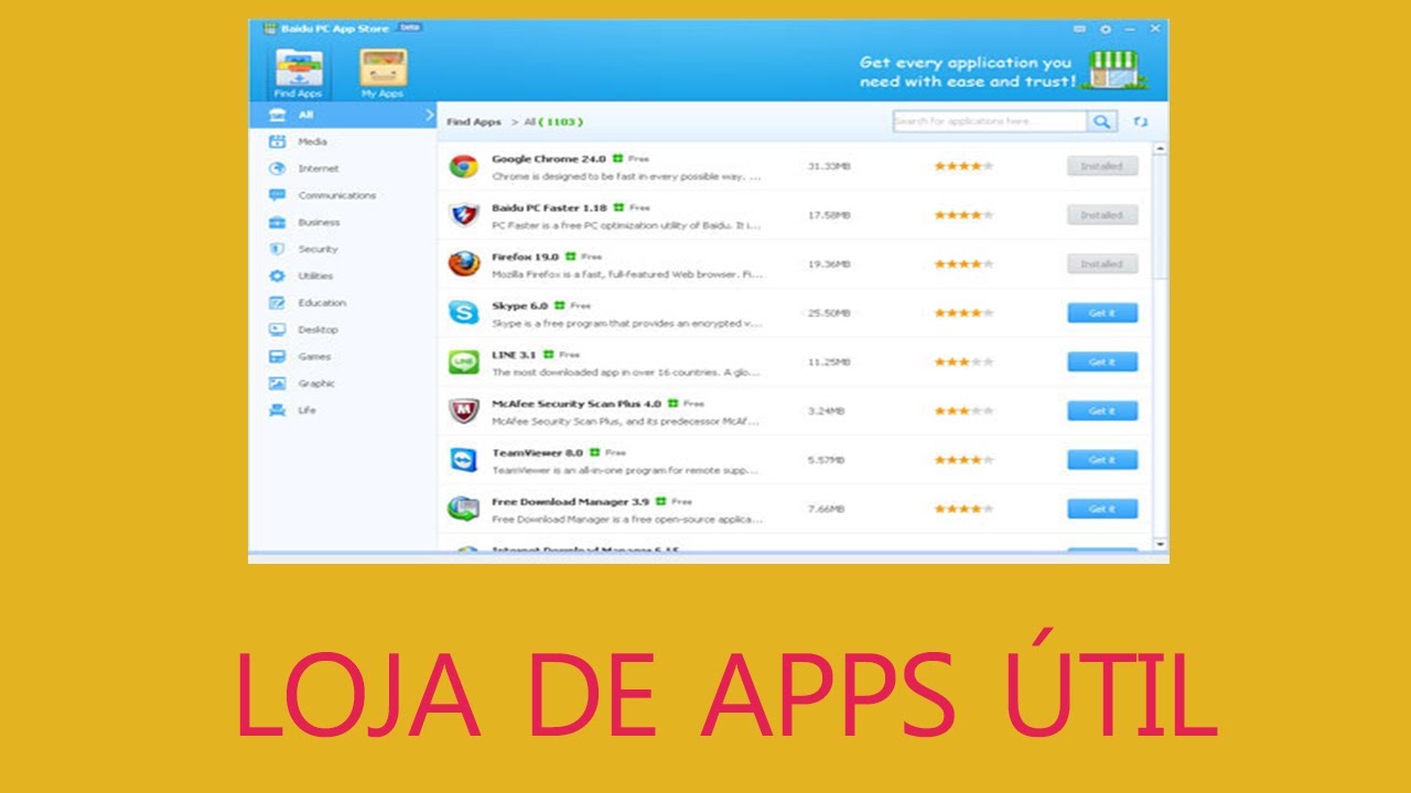 Conhecendo e mostrando a PC App Store - YouTube