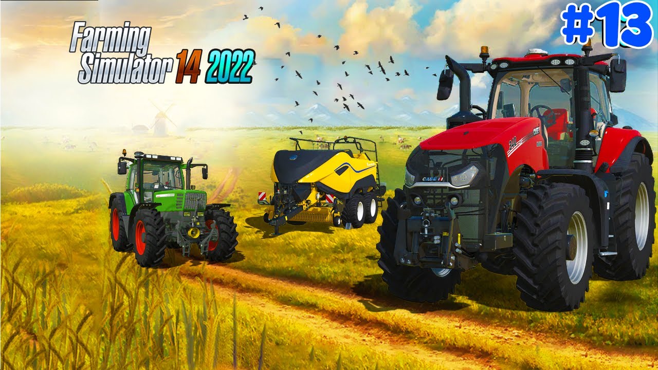 Lets Make a Lot Of Bales - Farming Simulator 14 timelapse gameplay # 13 ...