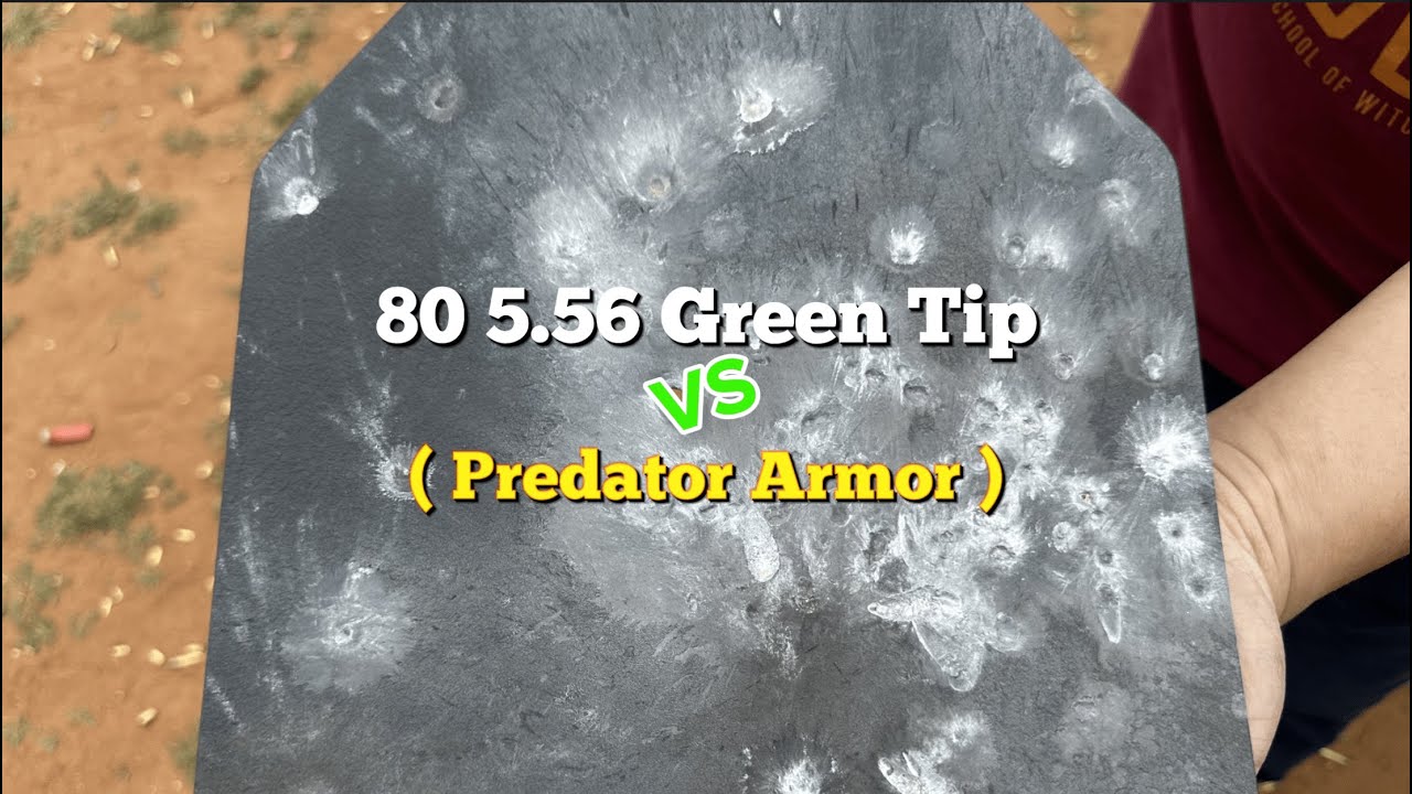 We Abuse Predator Armor: 80 5.56 Green Tip Vs @predatorarmor - YouTube