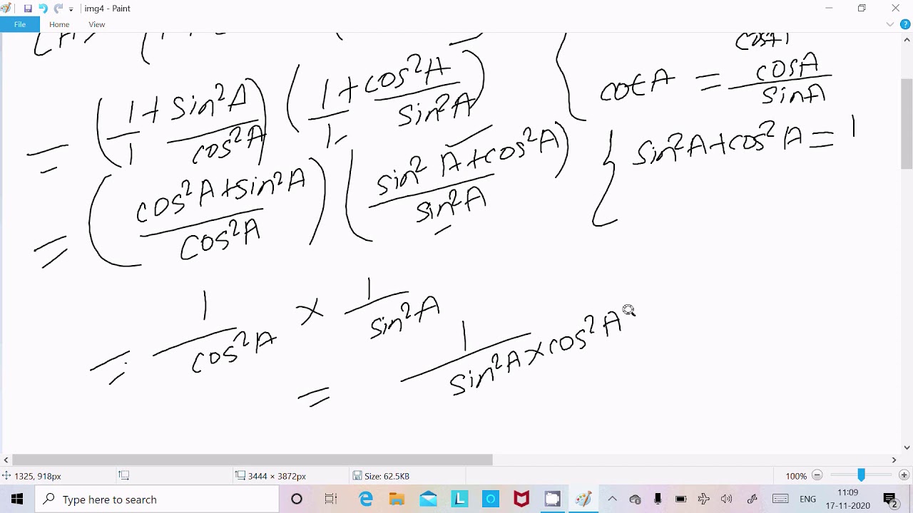 Prove that (1+tan2a) + (1+cot2a) = 1/sin2a-sin4a - YouTube