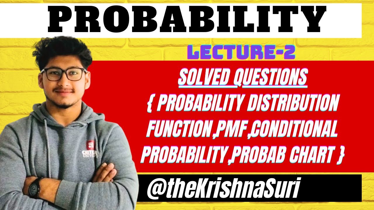 Probability | Solved questions | pmf | pdf #btech #probability #engineeringmaths - YouTube