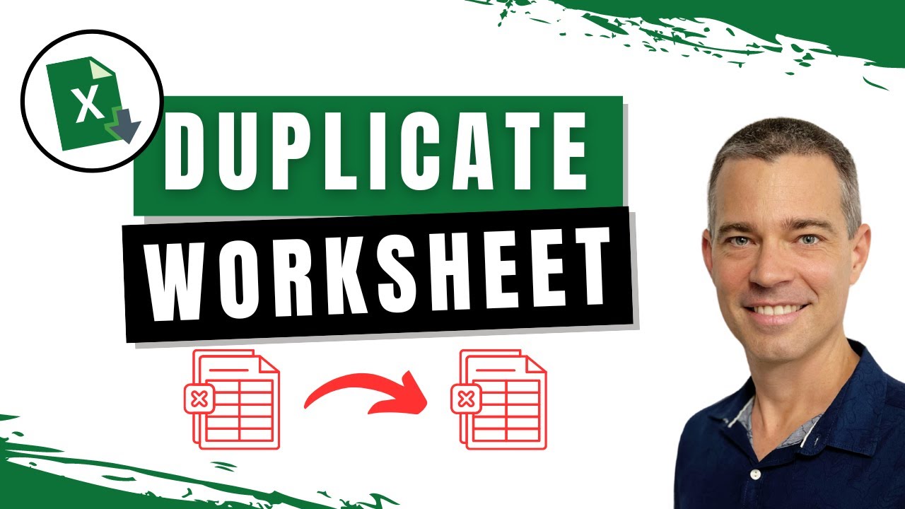 The FASTEST Way to Copy or Duplicate an Excel Worksheet - YouTube