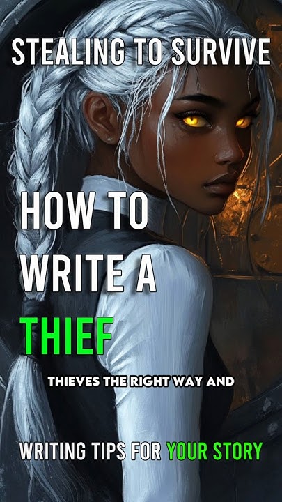 How to Write A Thief: Stealing to Survive #writingtips #worldbuilding #writing #writertube - YouTube