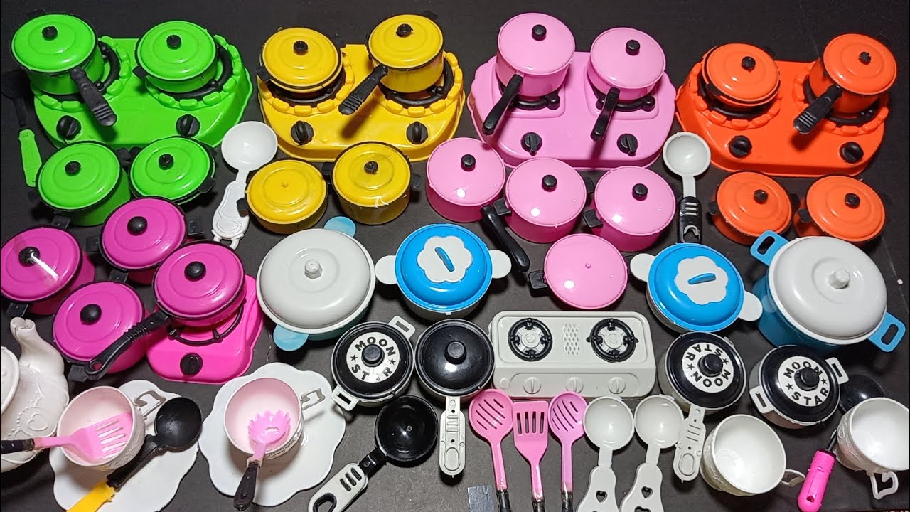 All Miniature Real Cooking Full Kitchen Set Collection | Miniature ...