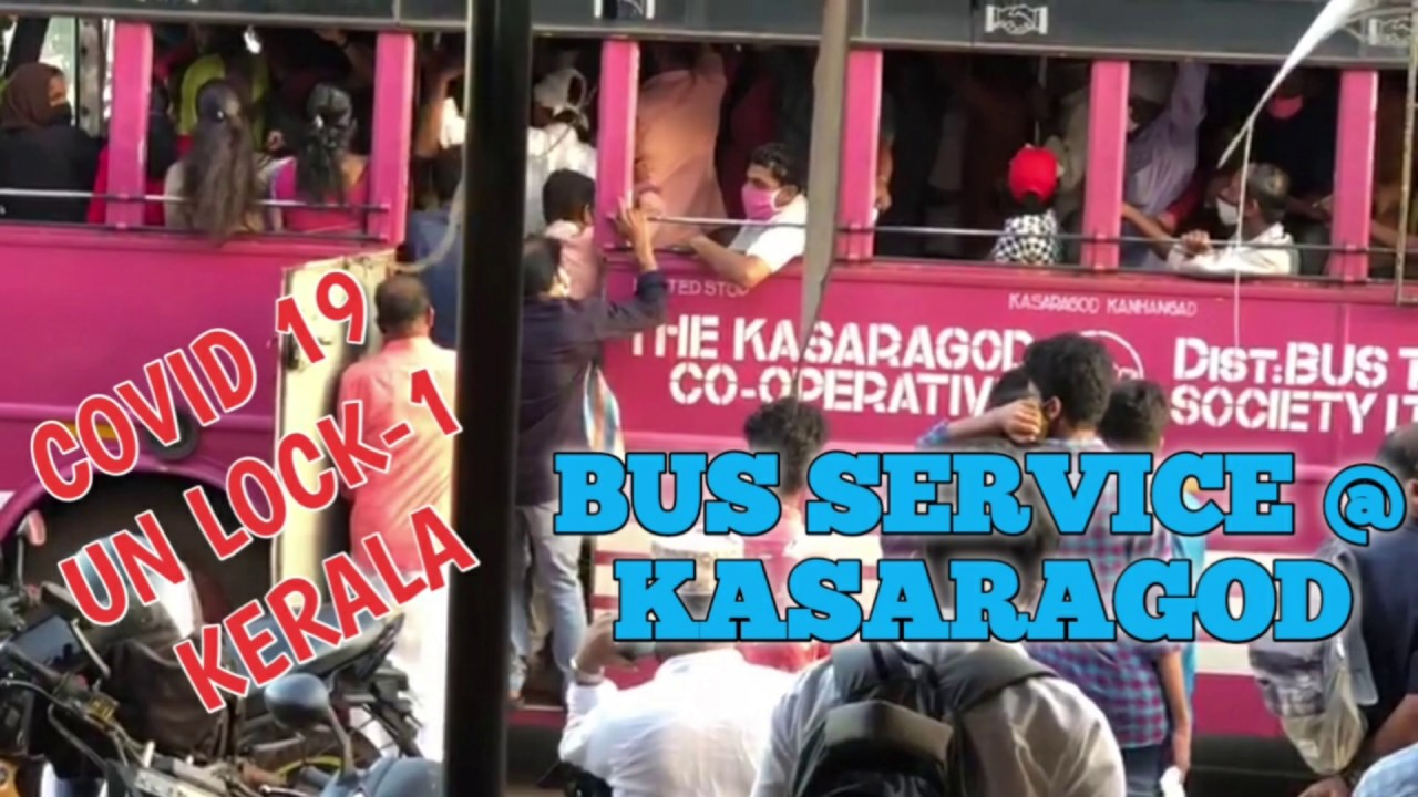 COVID 19 UNLOCK-1 | LOCAL BUS SERVICE| KASARAGOD| KERALA - YouTube