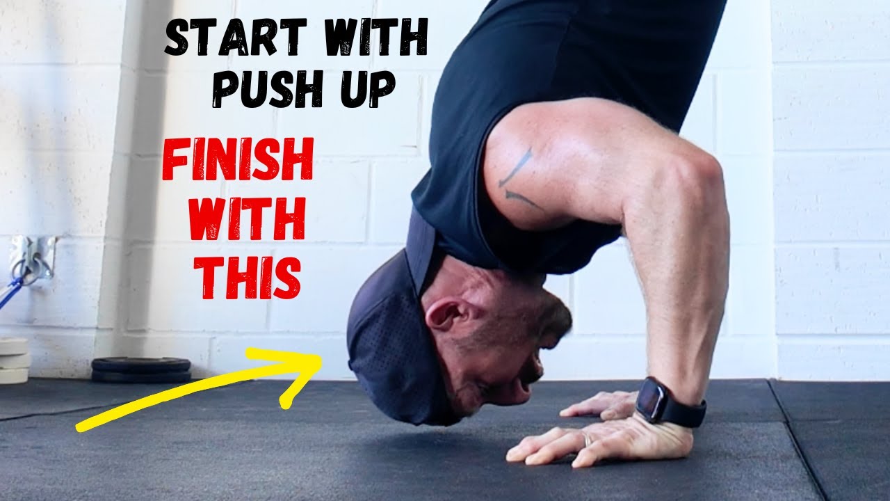 10 Ways to Do A Push UP (EASY TO HANDSTAND PUSH UP) - YouTube