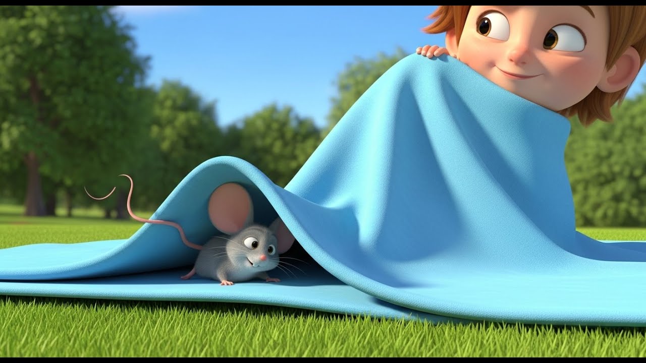 Three Tiny Mice Play Hide and Seek 🐭3️⃣ | Fun Counting & Learning Song ...