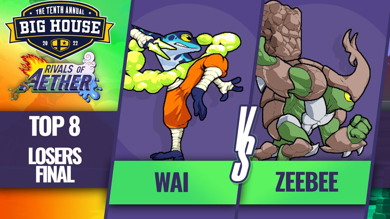 Wai vs ZeeBee - Rivals of Aether Top 8 Losers Final - The Big House 10 ...
