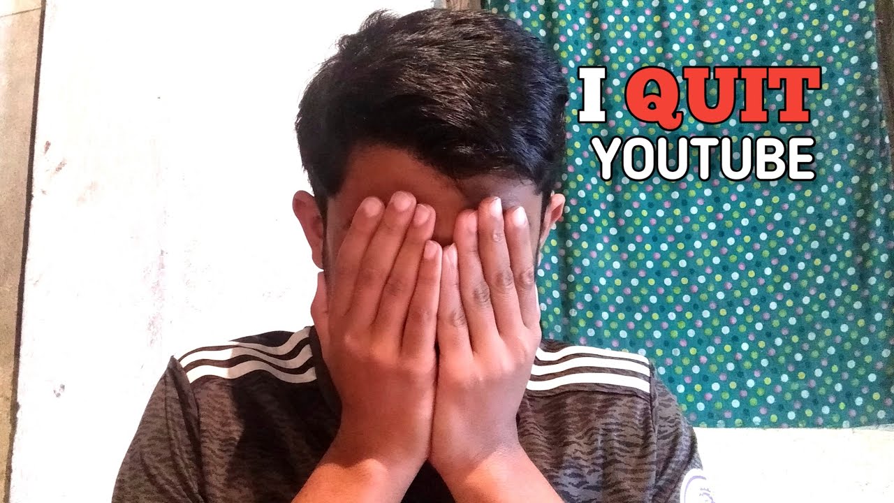 I Quit YouTube 😭 no prank | *FACE REVEAL* | Gamerz Anando - YouTube