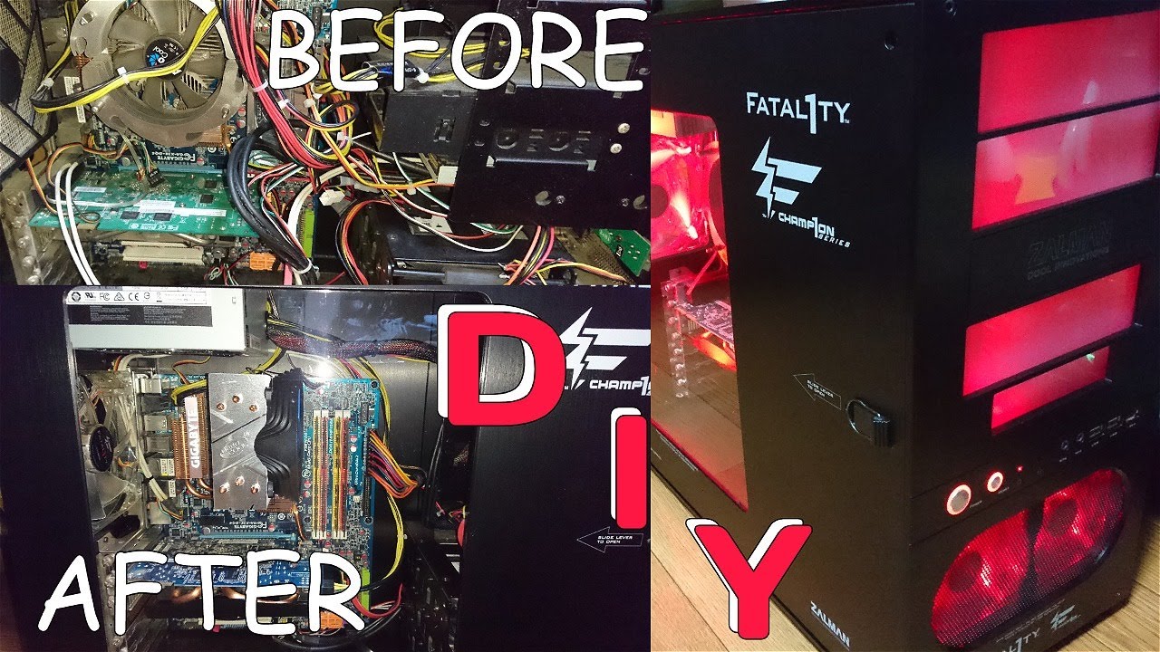 ZALMAN Fatal1ty PC Case TRANSFORMATION - YouTube