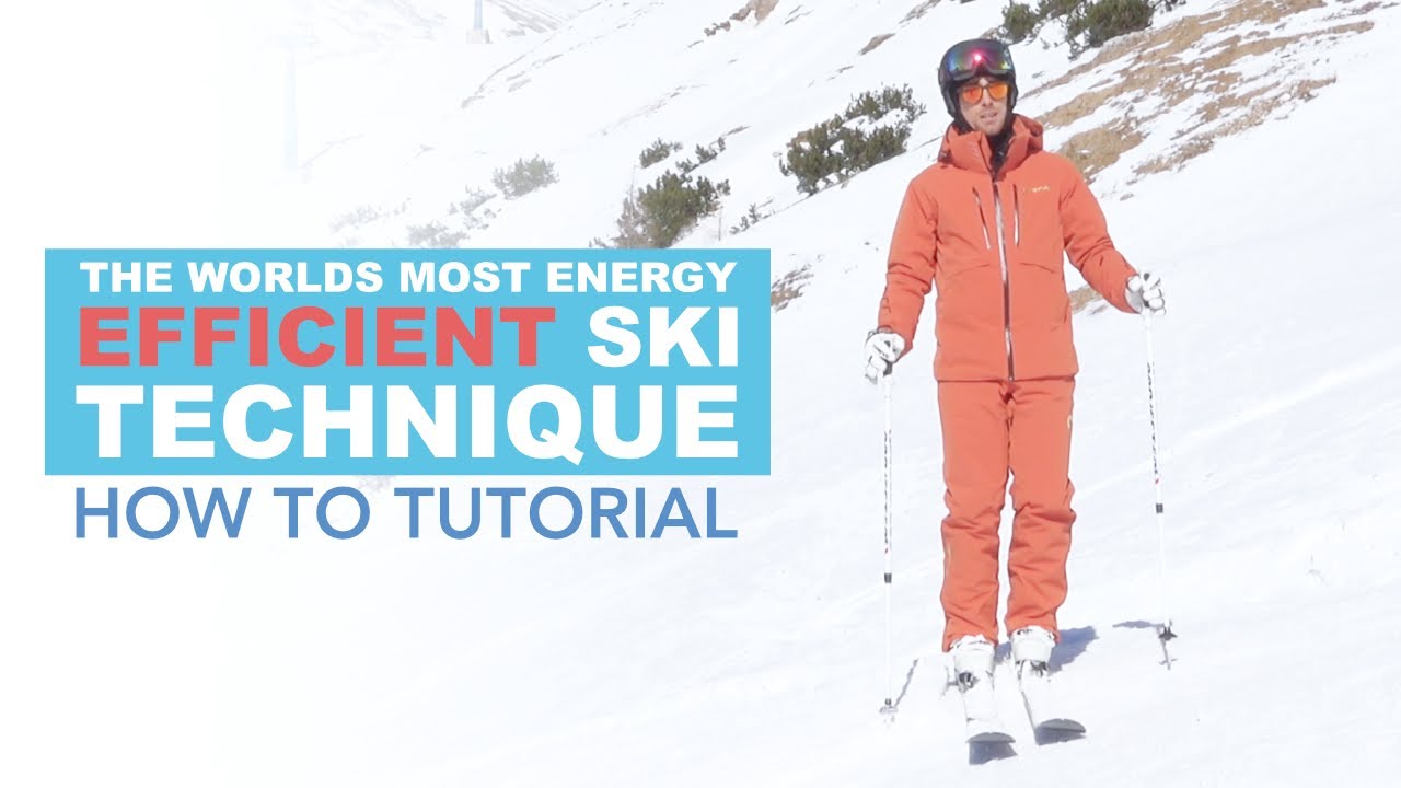 the most energy efficient ski technique in the world - YouTube