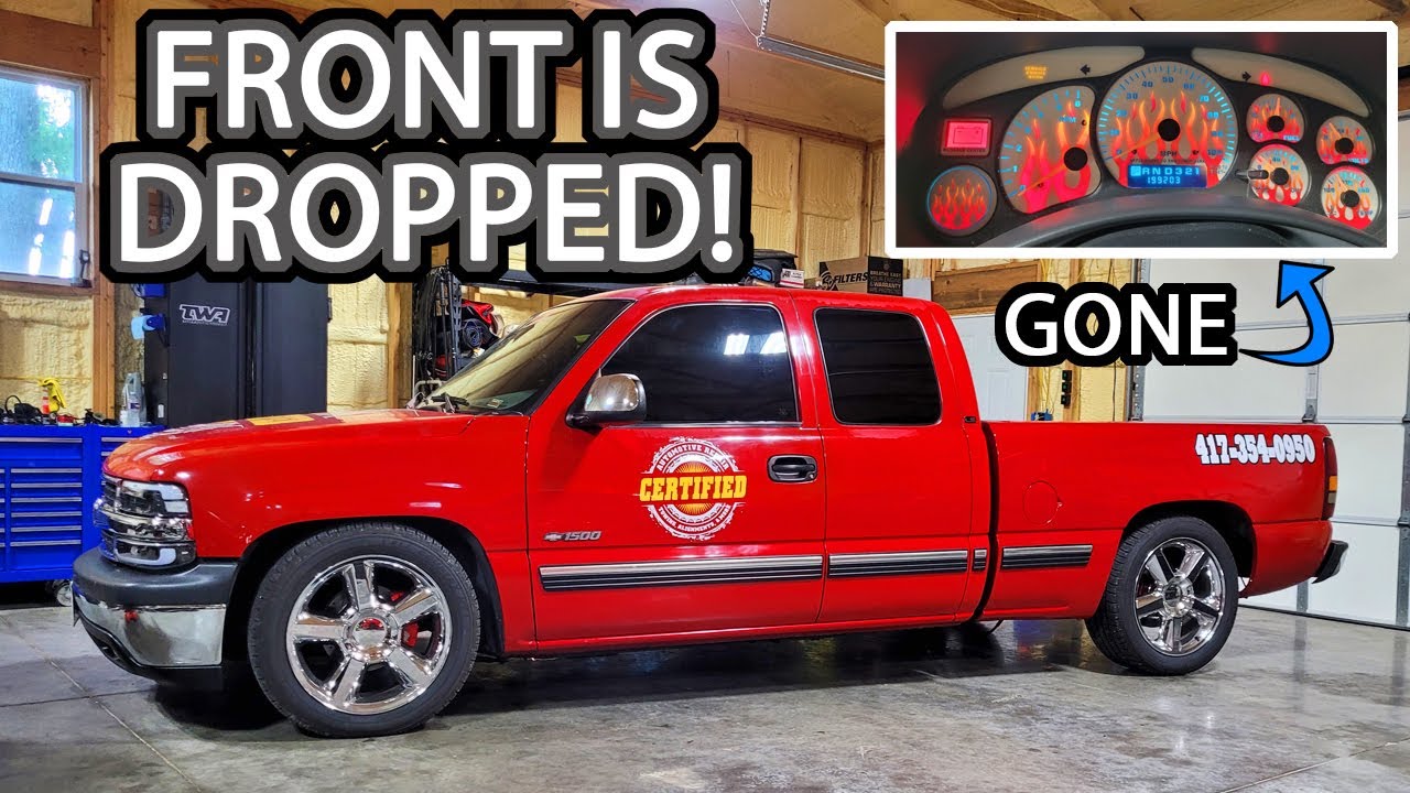 New Gauge Cluster, Hitch and Drop for the NBS Silverado Shop Truck ...
