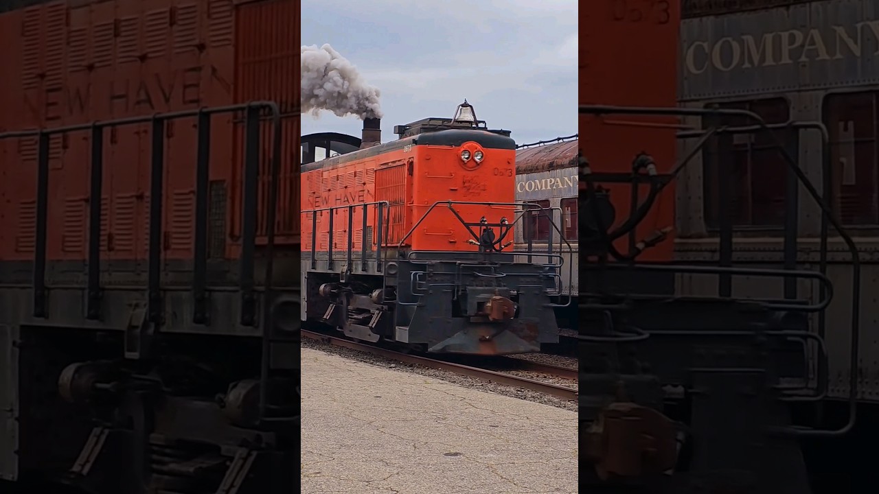 Alco Smoke! #0673 @ Danbury Railway Museum!😀 - YouTube
