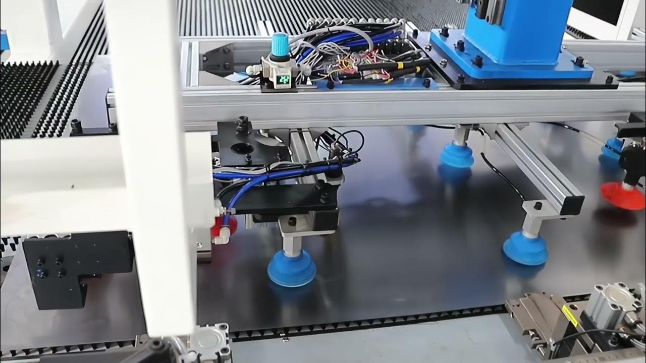 DARDONTECH-SX1225 Automatic Loading and Unloading for CNC Punching Machine - YouTube
