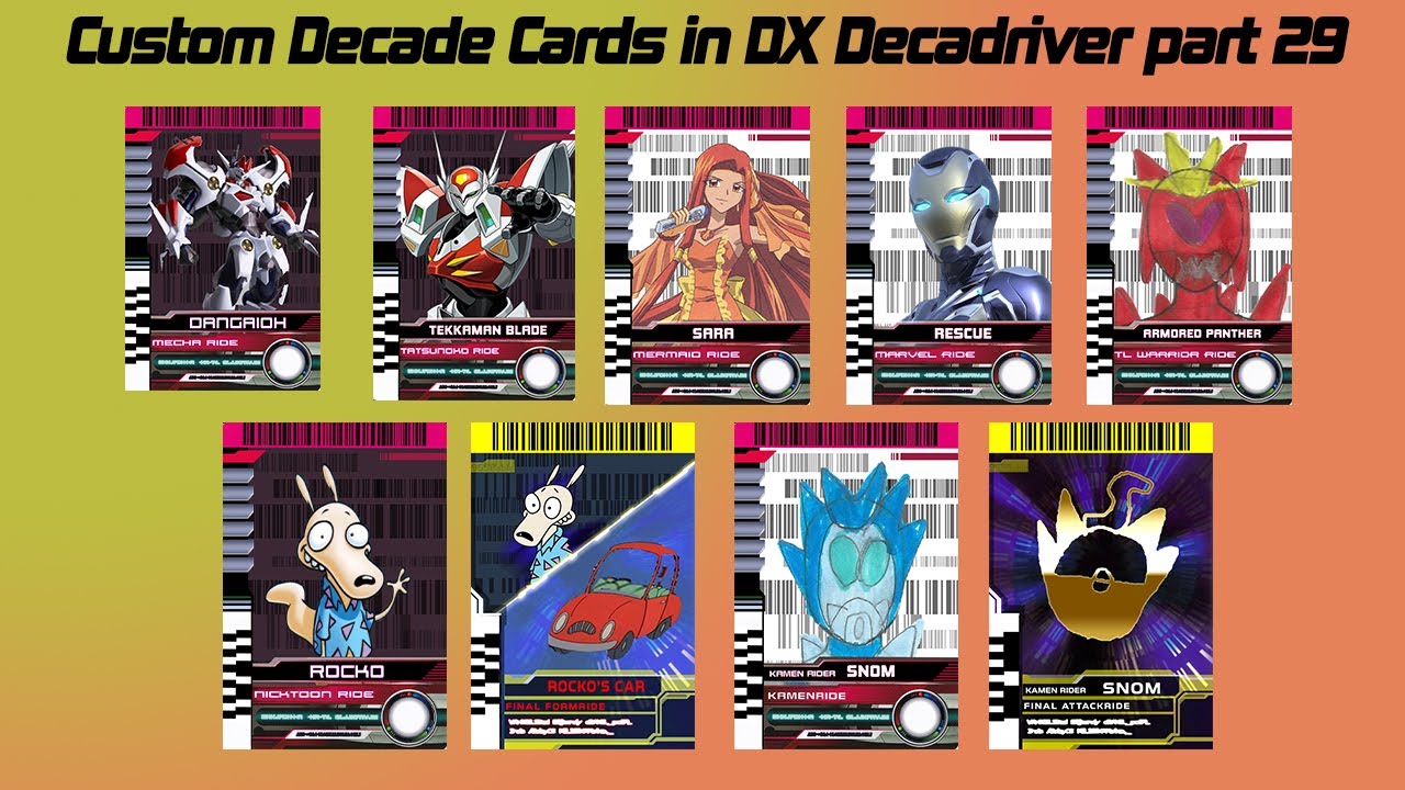 Custom Decade Cards in DX Decadriver part 29 - YouTube