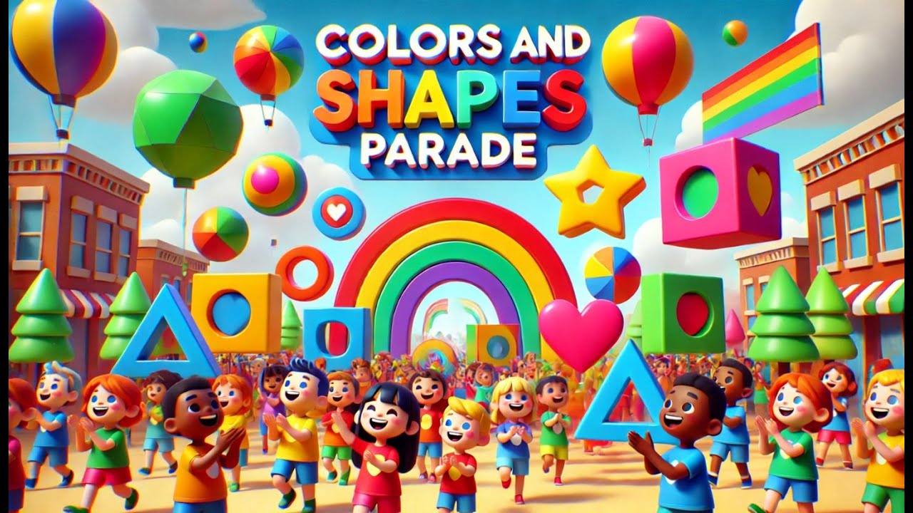 "Colors and Shapes Parade: Educational Fun for Toddlers!" - YouTube