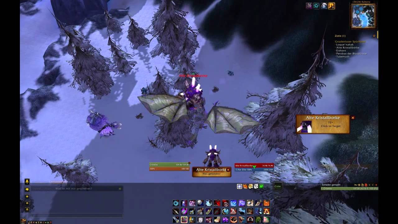 Wotlk - Alte Kristallborke Rar Mob Tundra Wow - YouTube