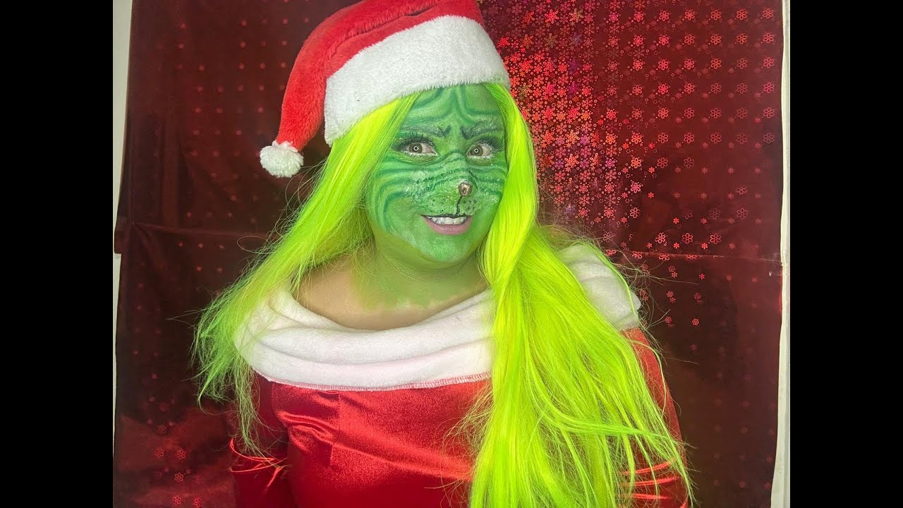 Transform Yourself into The Grinch | Step-by-Step Makeup Tutorial - YouTube