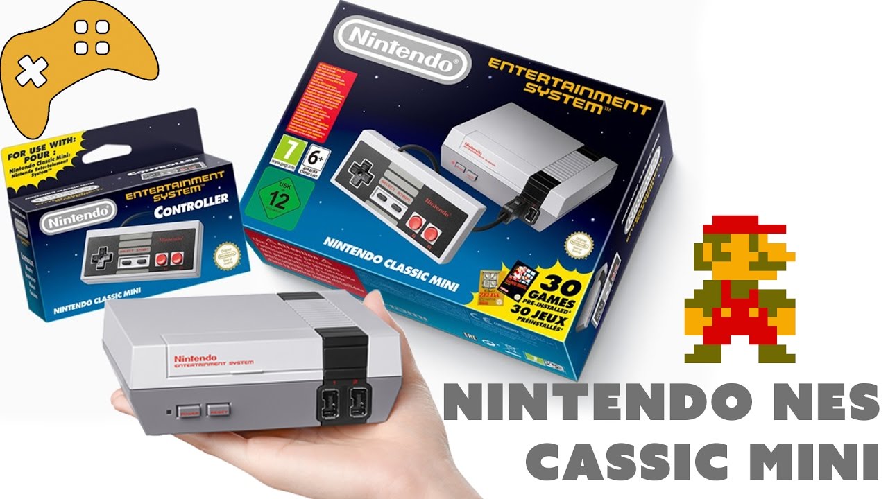 Nintendo NES Classic - Console unboxing en first look. Old school Mario ...