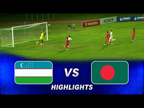 Highlights | Uzbekistan 🇺🇿 vs Bangladesh 🇧🇩 | AFC U20 Asian Cup 2027 Qualifiers
