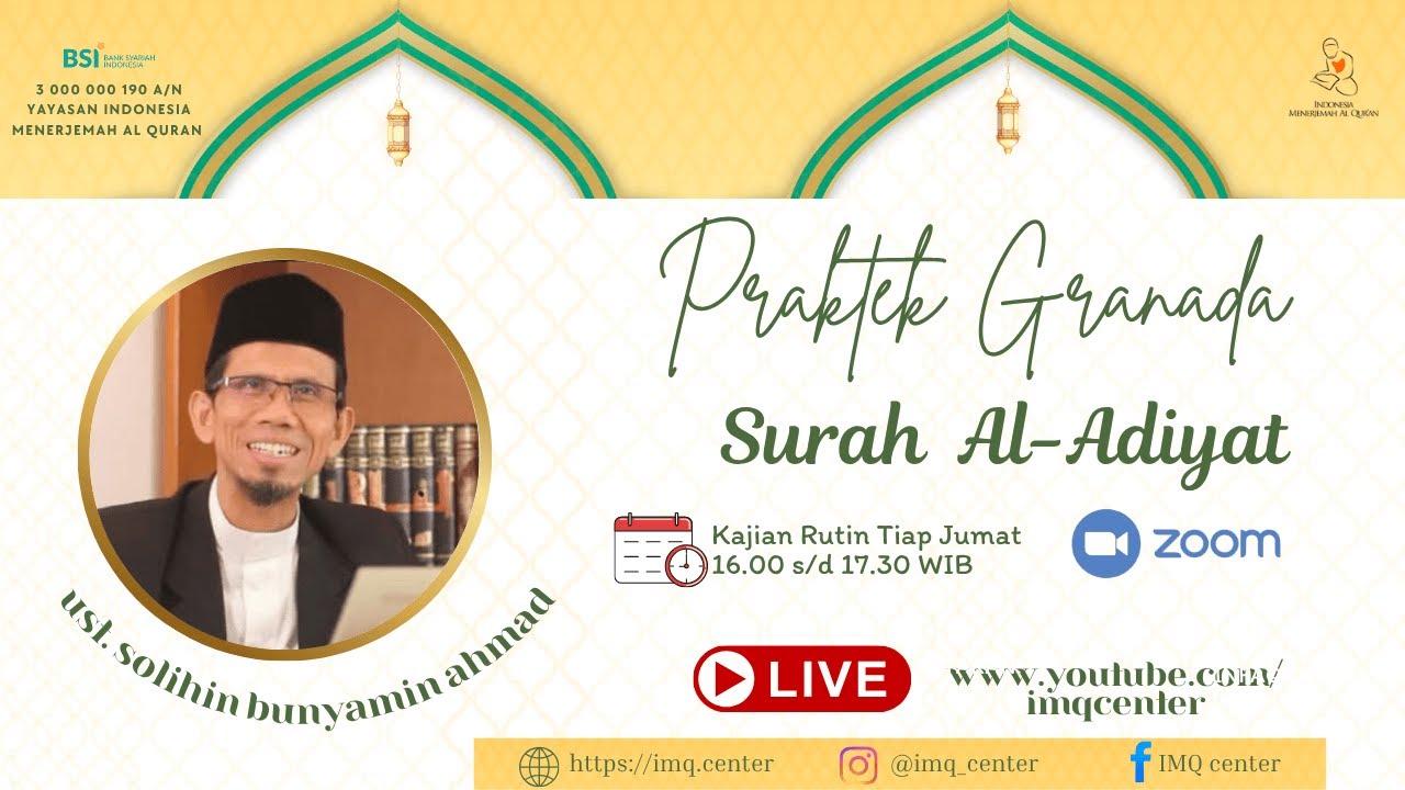 20251128 Jum'at - Menerjemah AlQur'an dgn Metode GRANADA di *Surah Al ...