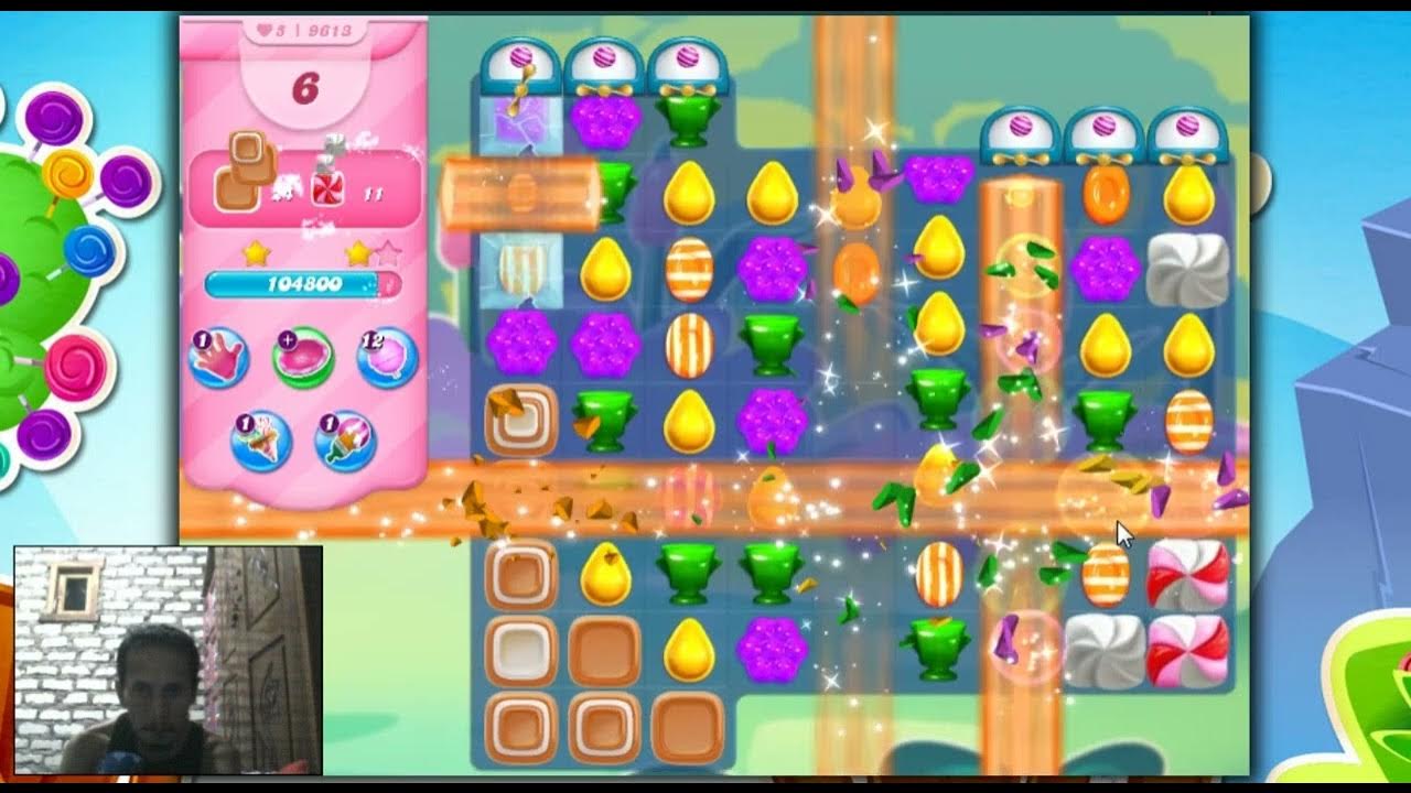 Candy Crush Saga Level 9613 - Sugar Stars, 27 Moves Completed, No Boosters - YouTube