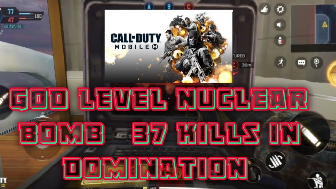 How to use Nuke or Nuclear bomb in call of duty mobile - YouTube