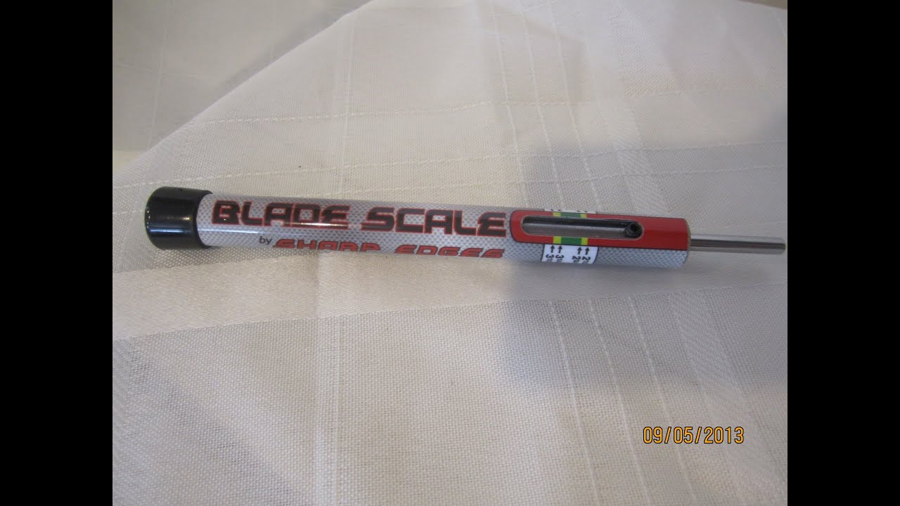 Clipper Blade Test Scale - YouTube