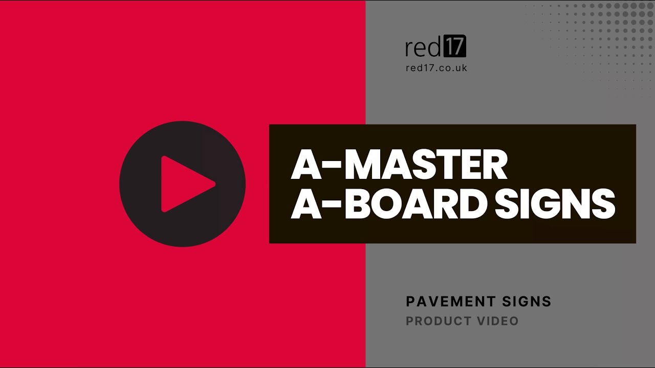 A-Master A-Board Signs - Master Product Video - YouTube
