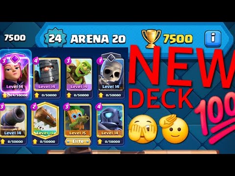 Trying NEW Random Deck Arena 20 Clash Royale - YouTube