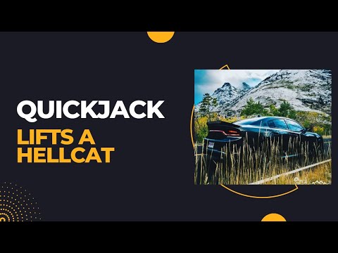 Quickjack setup and tutorial, 2017 Charger Hellcat - YouTube
