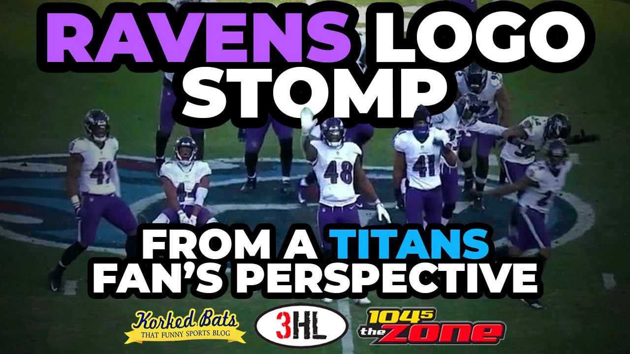 Ravens Logo Stomp From A Titans Fan's Perspective - YouTube