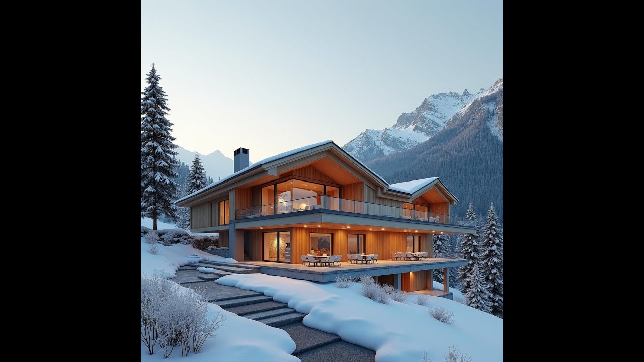 Innovative Swiss Chalet Design: A Modern Mountain Retreat - YouTube