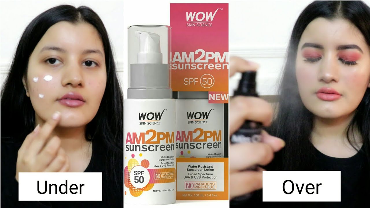 DIY Sunscreen Spray || Apply Sunscreen OVER Your Makeup - YouTube