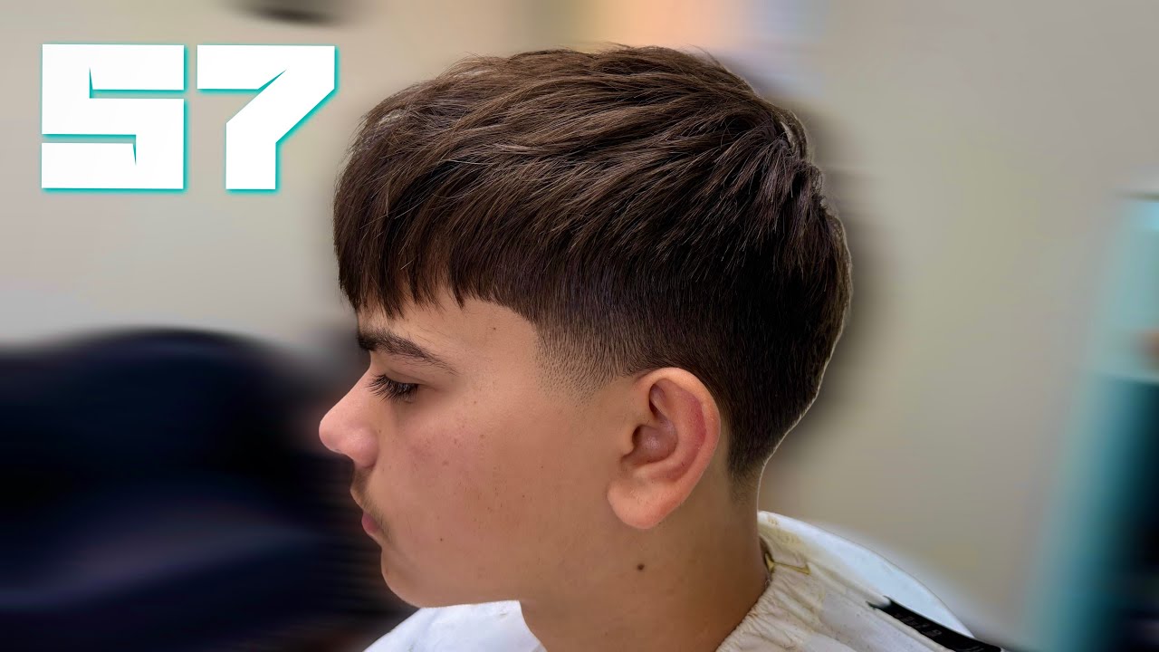 Textured French Crop with Low Taper Fade - YouTube