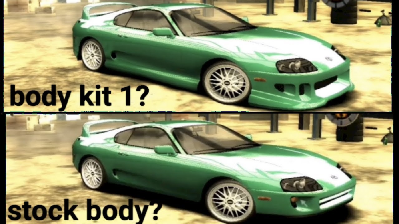 Stock body or body kit 1? Supra | NFS MW BLACK EDITION - YouTube