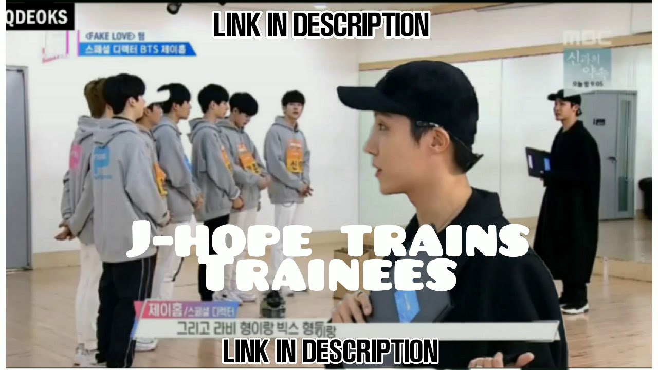 BTS J-hope Trains Trainee's (link in description) - YouTube