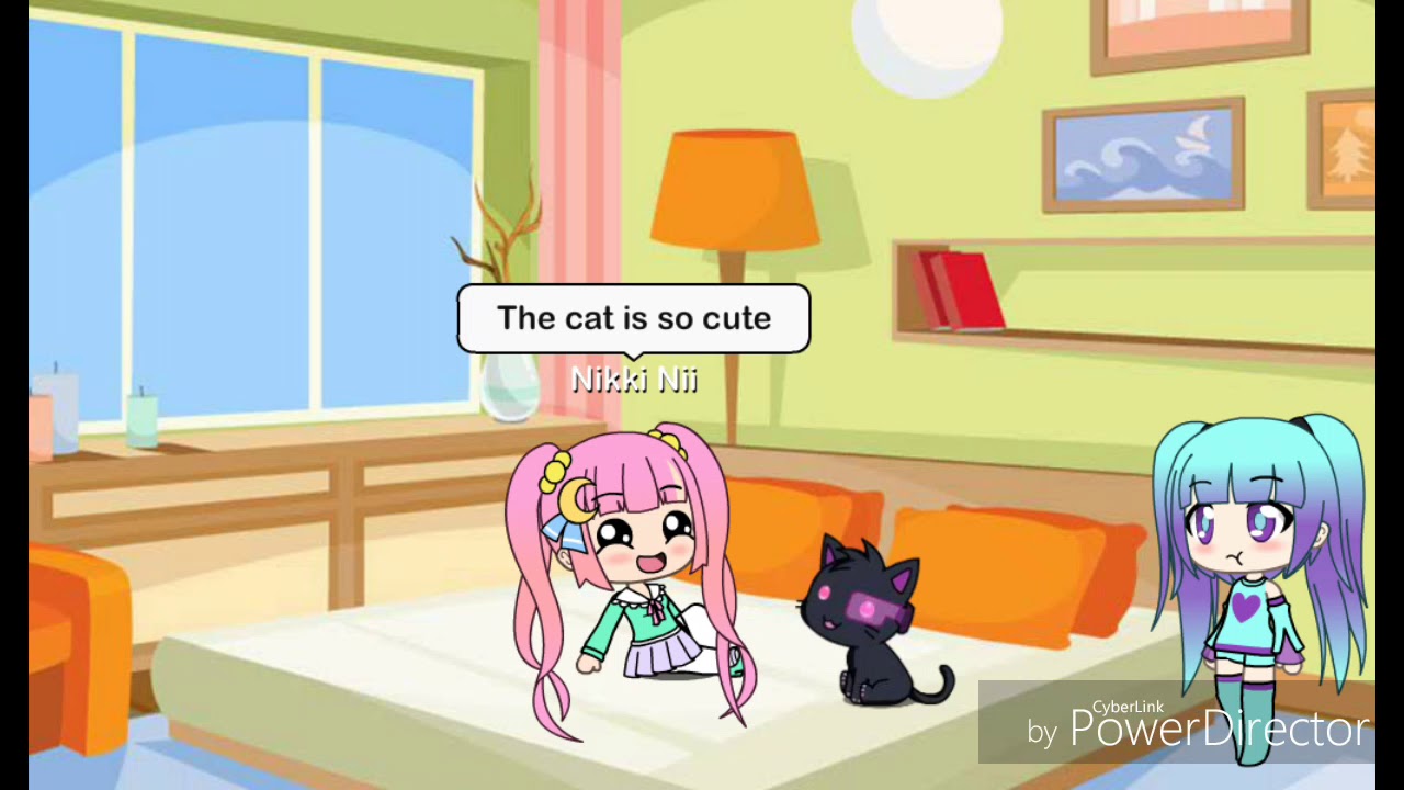 The cat is so cute! /gacha life - YouTube