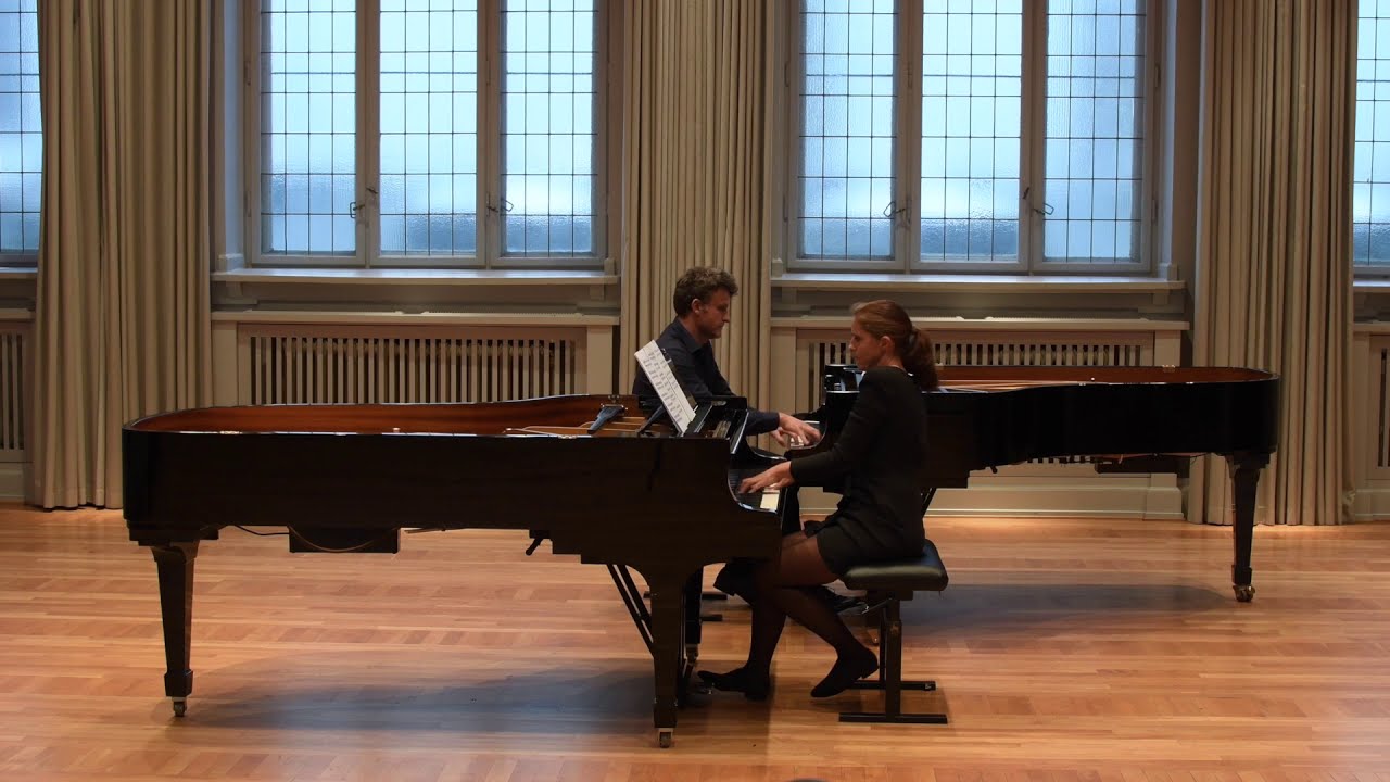 Munch Piano Duo: Rachmaninov: Symphonic Dances Op 45: III. Lento Assai ...