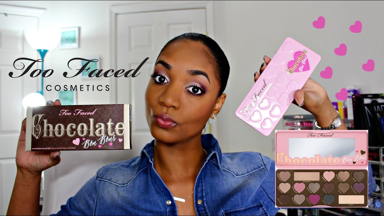 REVIEW & SWATCHES *NEW* Too Faced Chocolate Bon Bons Eyeshadow Palette ...