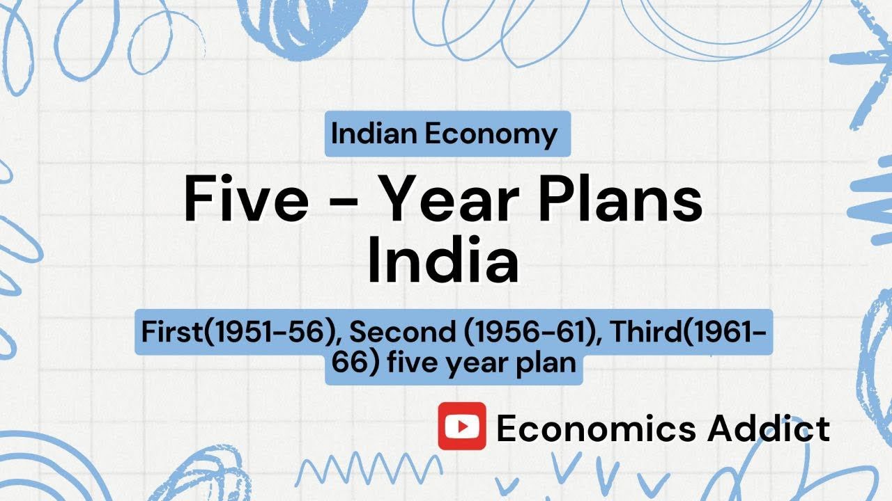 Five Year Plans in India (first second and third) Indian Econmy - YouTube