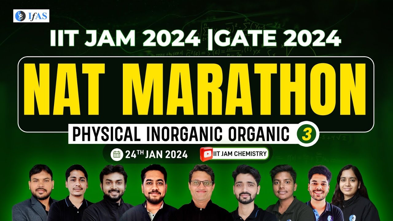 Physical inorganic organic | IIT JAM Blitz: NAT सवालों का हमला | IIT ...