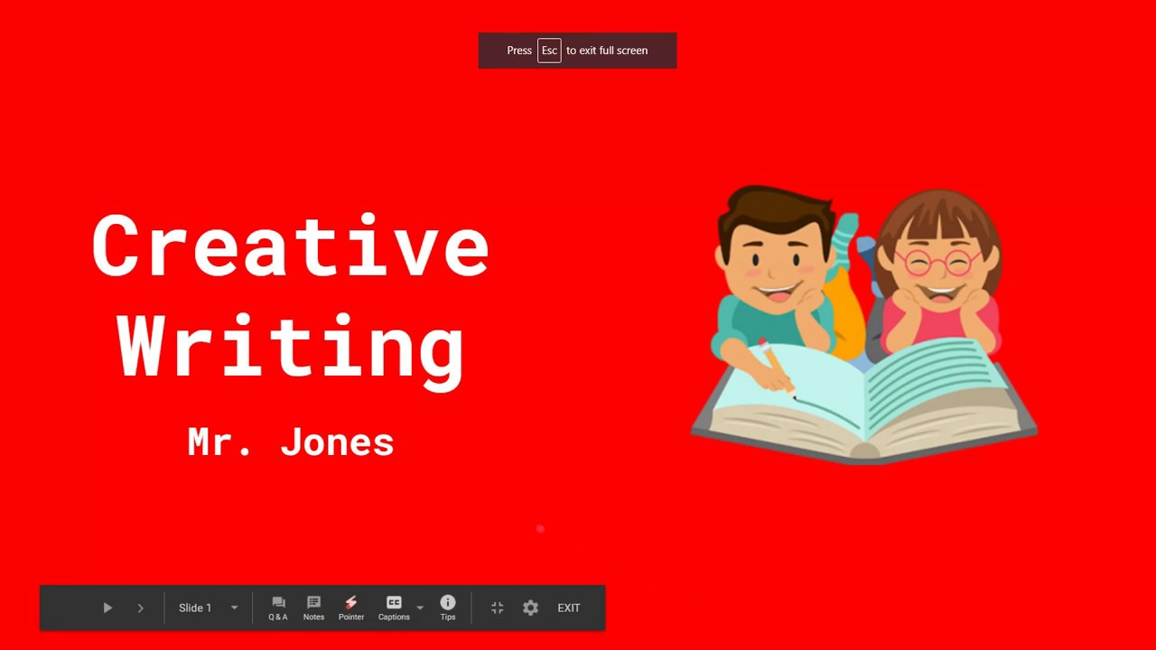 Astro Academy - Mr. Jones - Creative Writing - YouTube