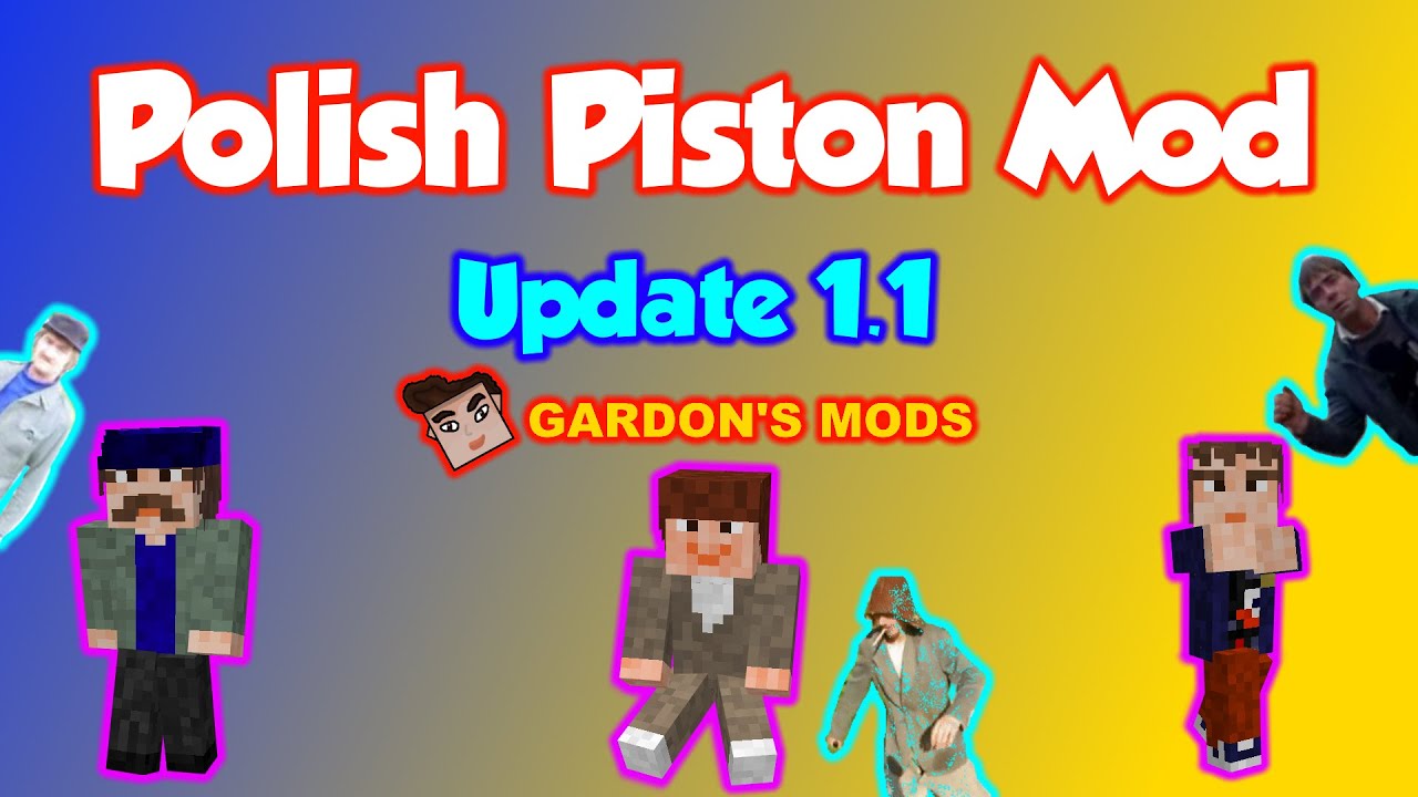 Minecraft Mods - Polish Piston Mod - Update 1.1 - YouTube
