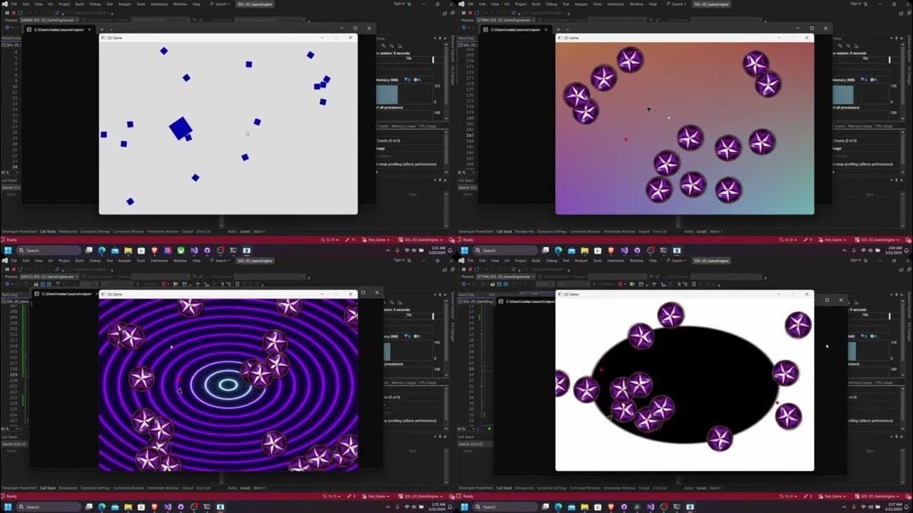 2D OpenGL Shooter Game - YouTube
