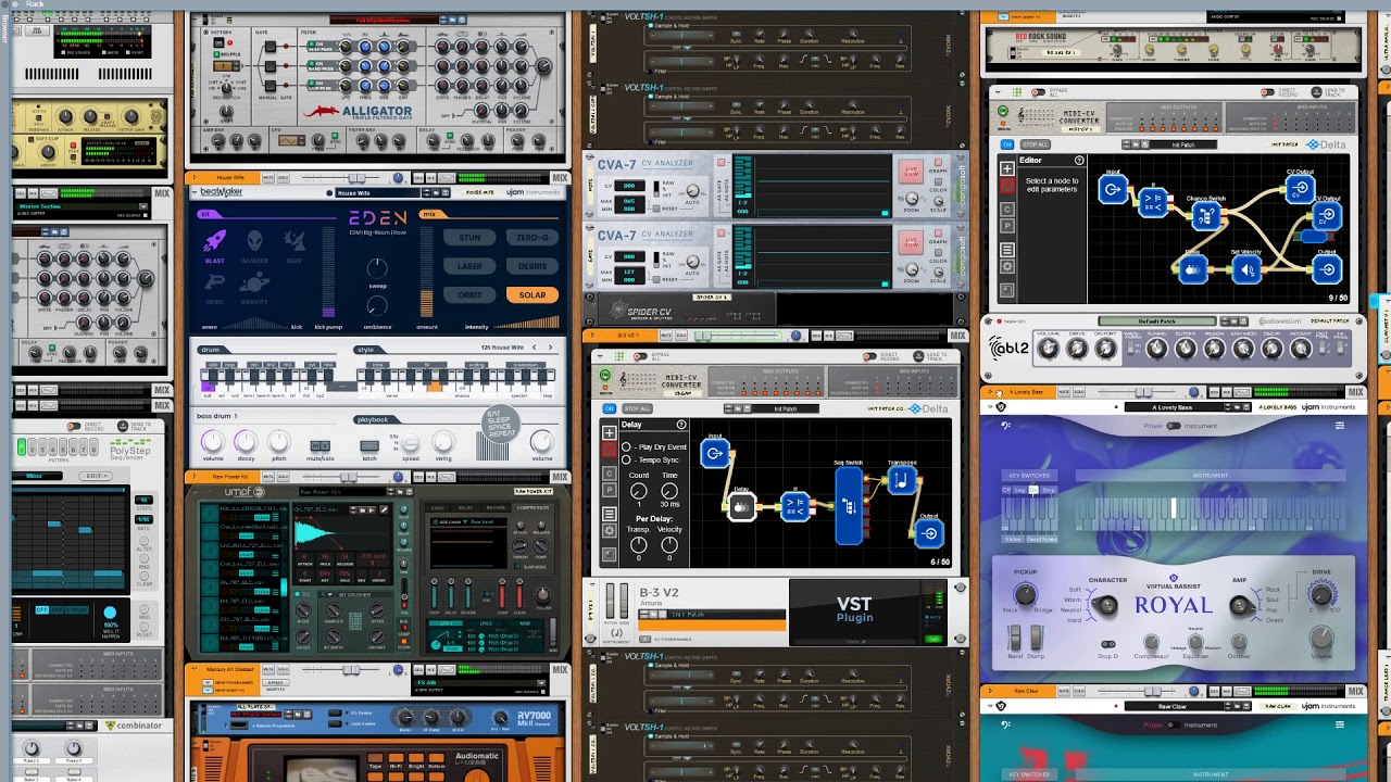 Just ONE Polystep Seq. driving the track.. - YouTube
