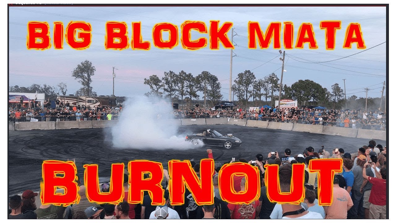 The BIG BLOCK MIATA @ Cleetus and Cars Bradenton 2018 - YouTube