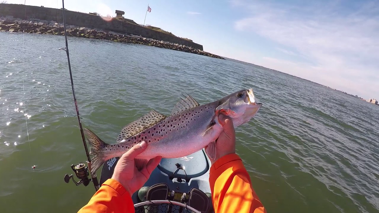 FISHING an ABANDONED MILITARY FORT for REDFISH and SPECKLED TROUT ...